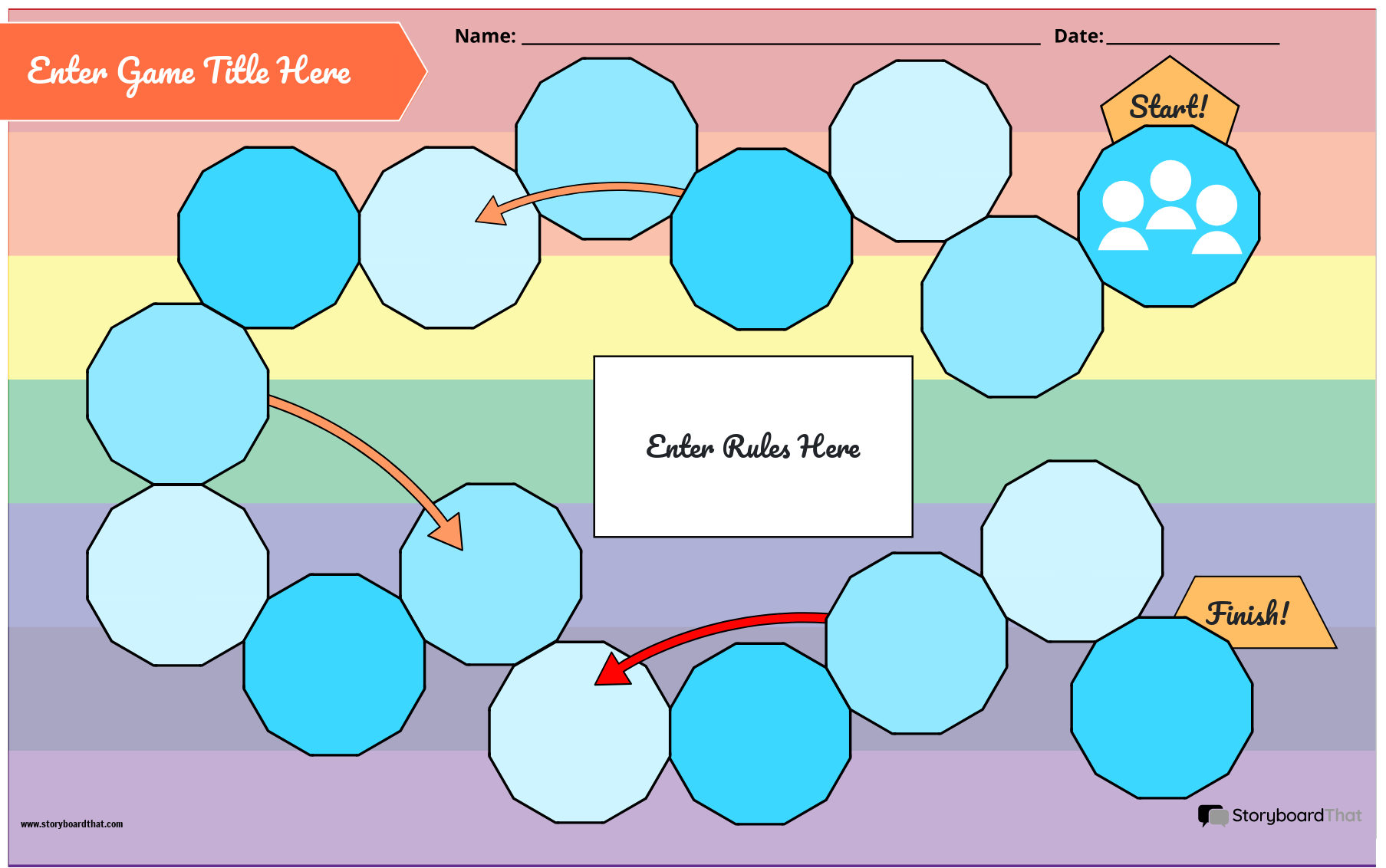 New Create Page Games Template 1 Storyboard par templates