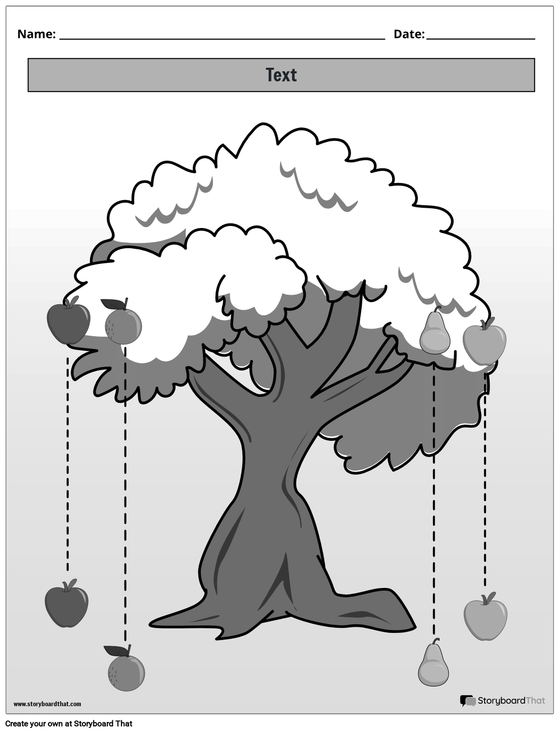 PW Portrait BW 2 Storyboard par templates