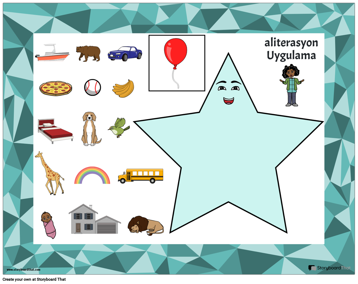 Aliterasyon Etkinliği Storyboard Tarafından tr-examples