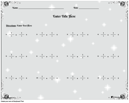 Create Addition Worksheets | Math Worksheet Templates