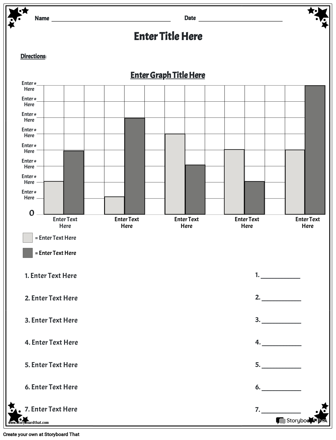 Blank Bar Chart