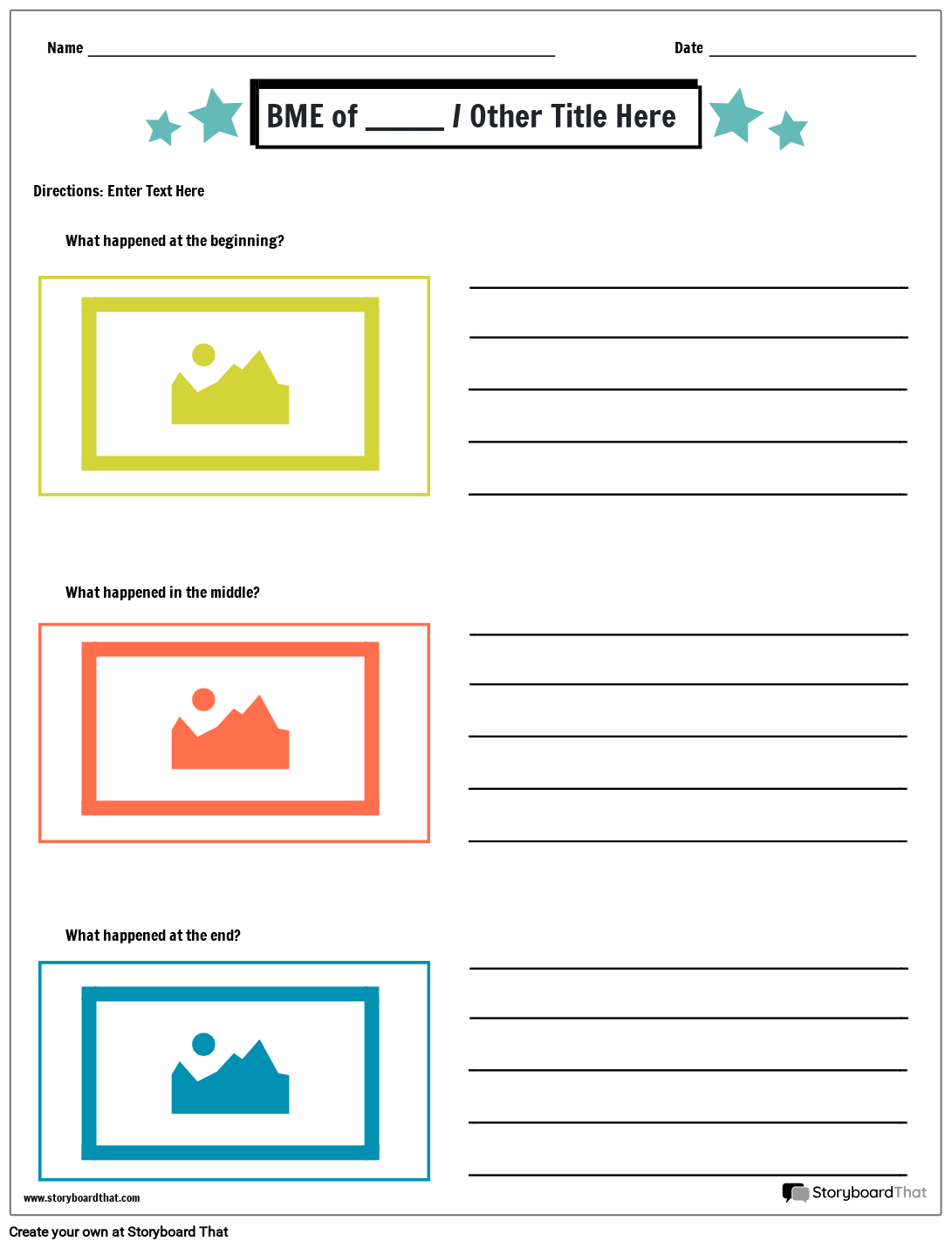 BME Picture And Lines Color Storyboard Von Worksheet templates