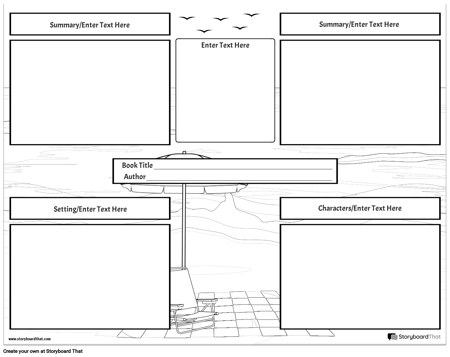 Book Report Planning Sheet | Create Your Own at Storyboard That