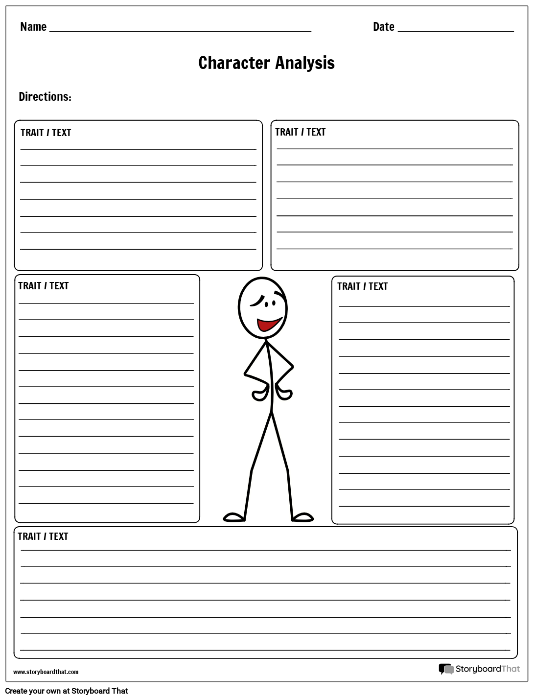 Character Analysis Worksheets Character Analysis Essay StoryboardThat
