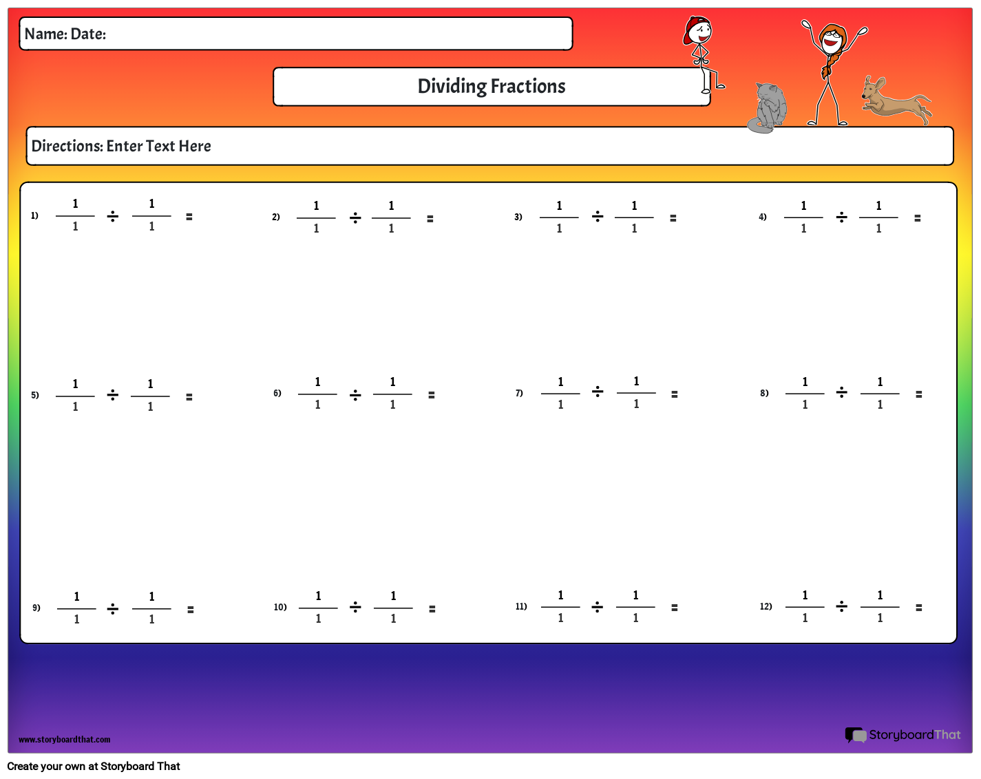 Printable Division Worksheets Division Worksheet Generator
