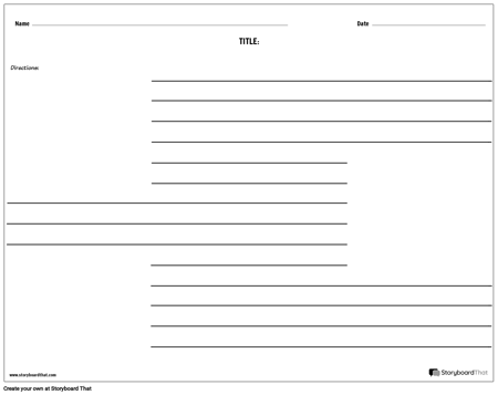 Create an Illustrated Story Worksheet | Create a Story Book in Class