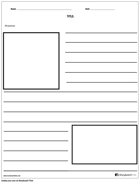 Create an Illustrated Story Worksheet | Create a Story Book in Class