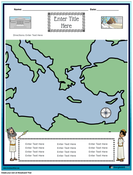 Create Map Worksheets | Map Worksheet Templates