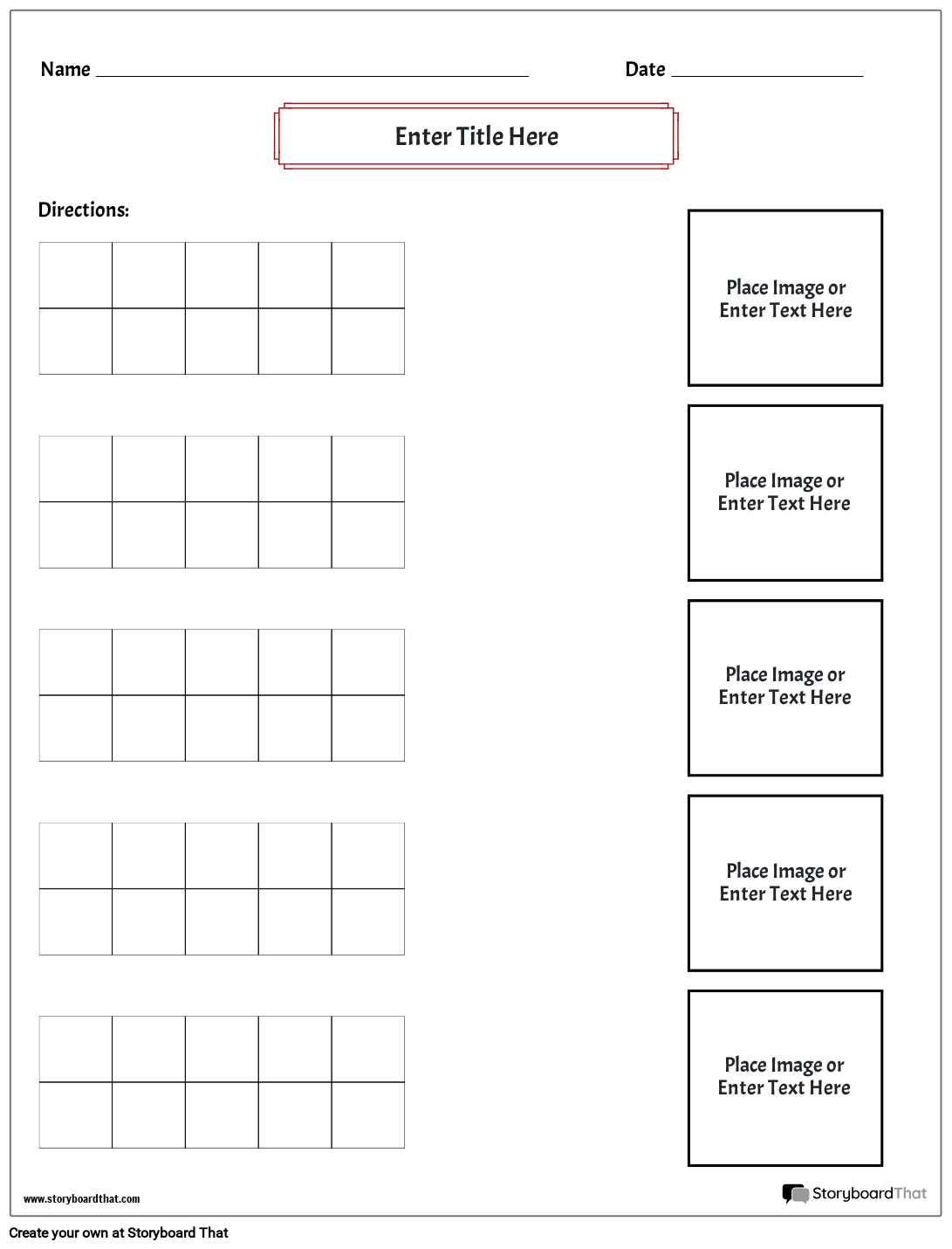 Matching Game Template Free FREE Printables