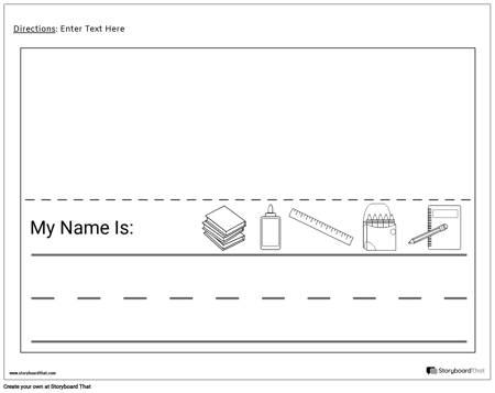 Paper Chains Template Storyboard af worksheet-templates