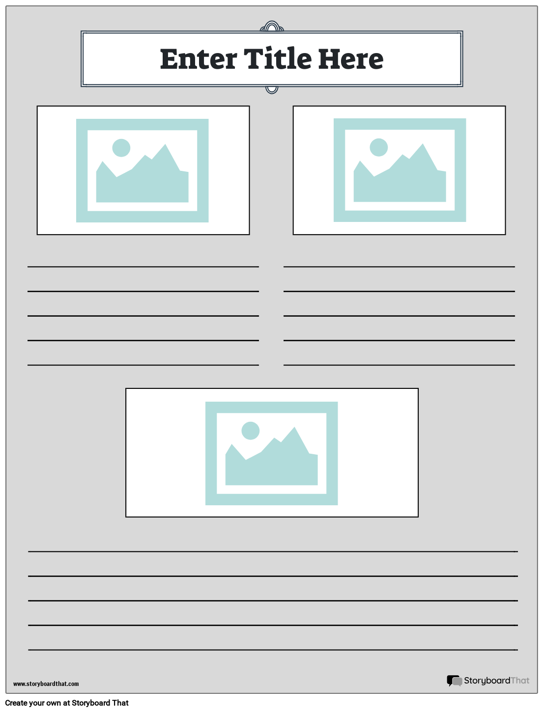 Newspaper Template 8 Storyboard Av Worksheet templates