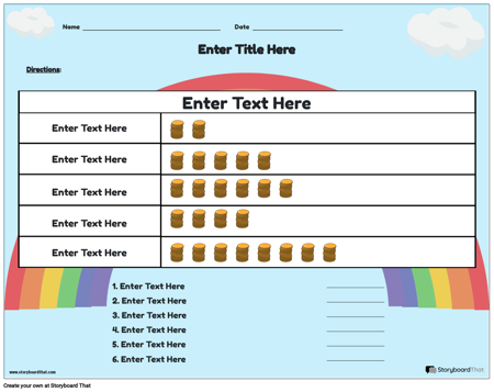 Pictograph Worksheets | Create Your Own Pictographs on Storyboard That