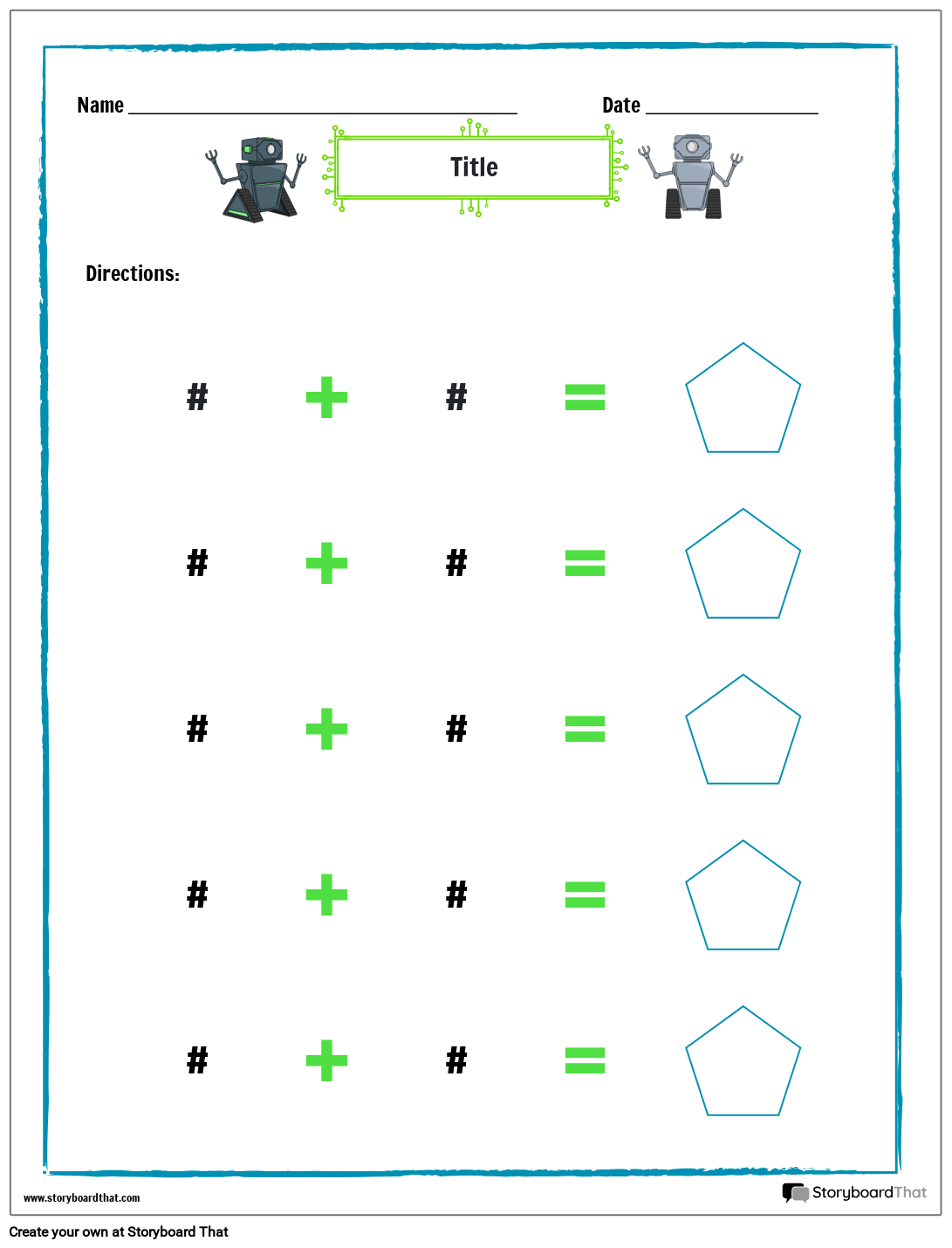 Robot Addition Kuvak sikirjoitus By Worksheet templates