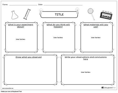 Science Observation Worksheets — Scientific Observation | StoryboardThat