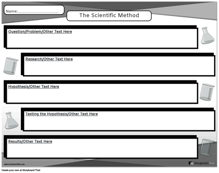 Scientific Method Worksheets — Template & Teacher Resources ...
