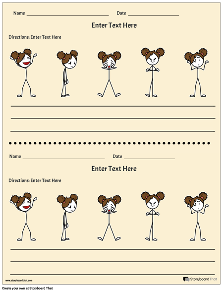 Social Emotional Check In Worksheet Templates | Storyboard That