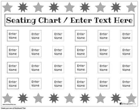 Seating Chart Template — Seating Chart Maker | StoryboardThat