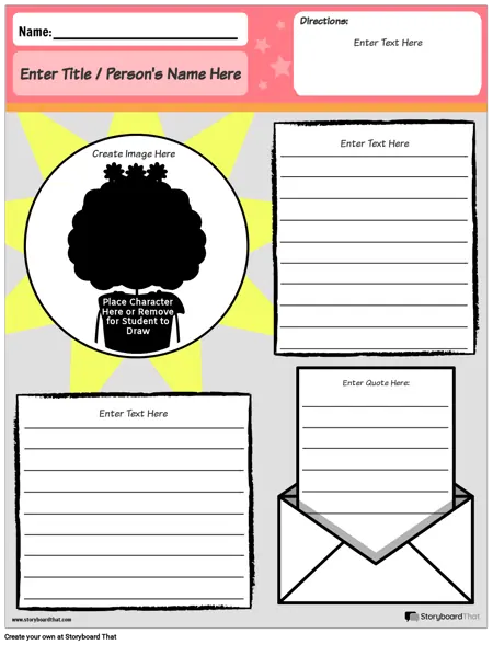 Biography Worksheets — Biography Graphic Organizers — Biography Maker ...