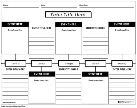 Timeline Worksheets — Timeline Maker | StoryboardThat