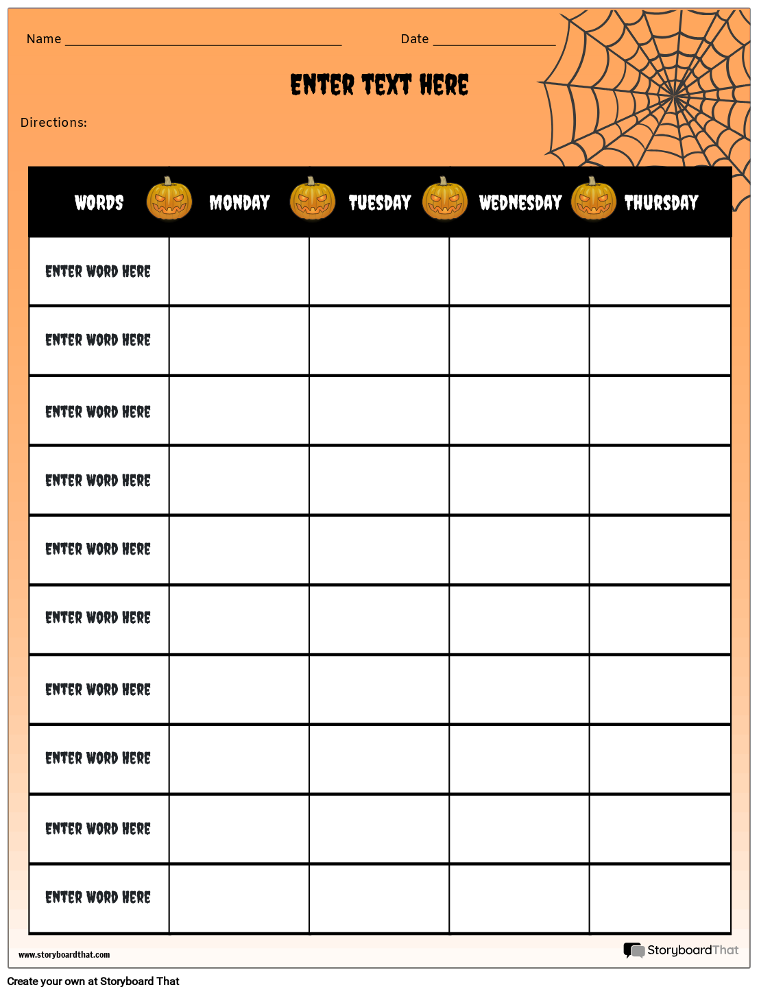 Free Spelling Practice Worksheets Maker Online