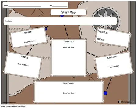 Story Map Template — Create a Story Map | StoryboardThat