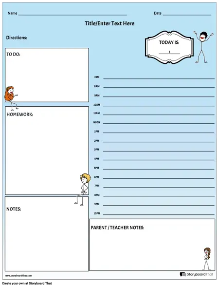 Printable Student Planner Template | Organizer Templates
