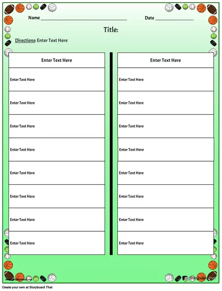 Student Planner Template — Class Organizer Template | StoryboardThat