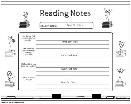 Student-Teacher Conference Notes | Teacher Resources