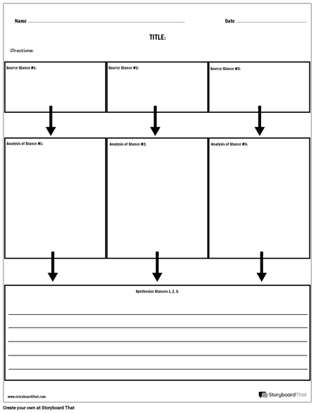 Summary and Synthesis Worksheets | Synthesizing Information