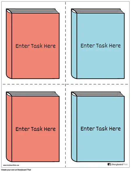 Task Card Template — Task Card Maker | StoryboardThat