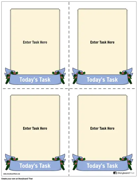 Task Card Template | Custom Task Card Maker